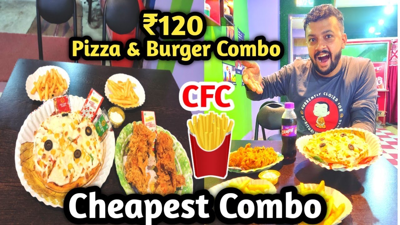 Cheapest Combo in Kolkata ₹100🔥|| Best Burger Combo ️|| CFC 🤩 - YouTube