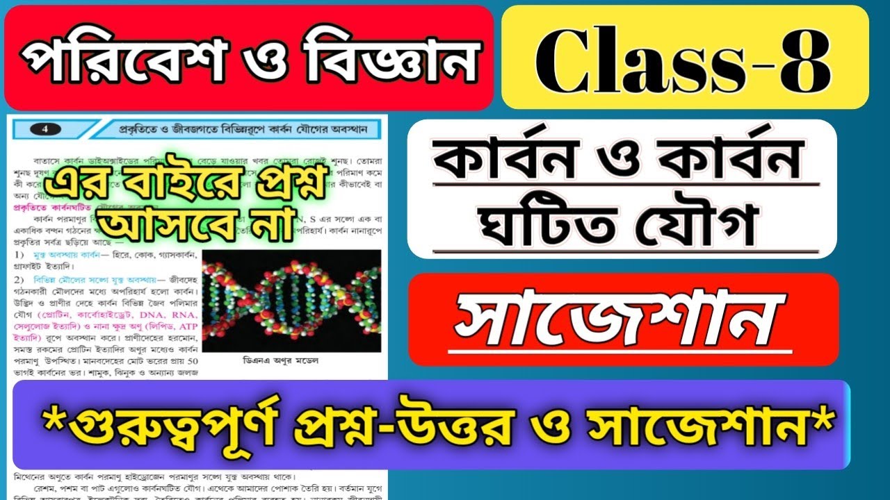 Class 8 Poribesh O Biggen Chapter 4 Question Answer Suggestion class-8-poribesh-o-biggen-chapter-4-question-answer-suggestion