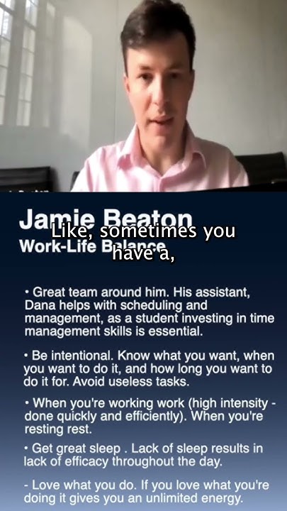 Jamie Beaton | Sleep & Energy Levels - YouTube