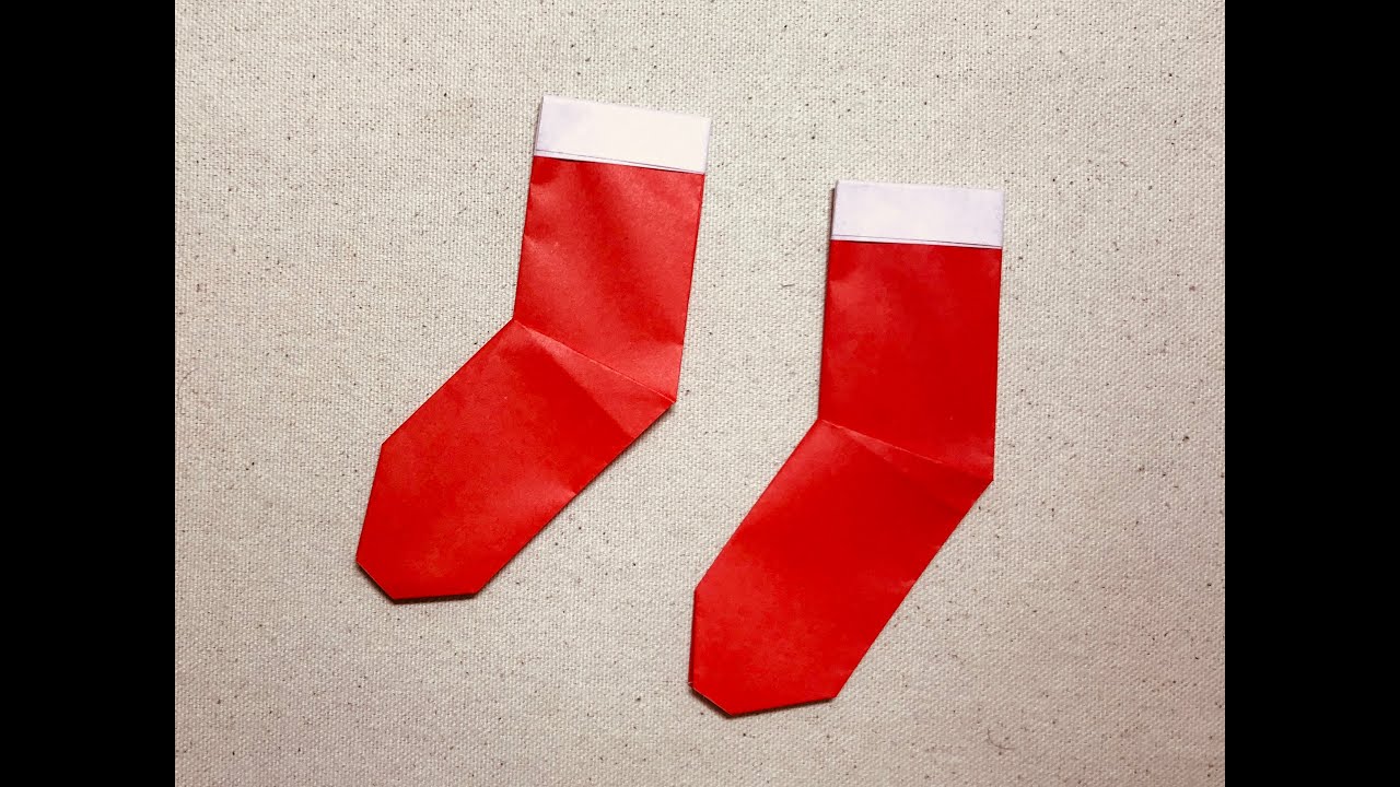 Socks | Origami Tutorial | Easy for Beginner - YouTube