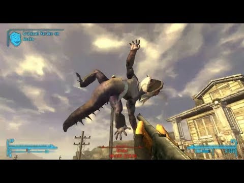 Fallout: New Vegas - Killing Gojira - YouTube