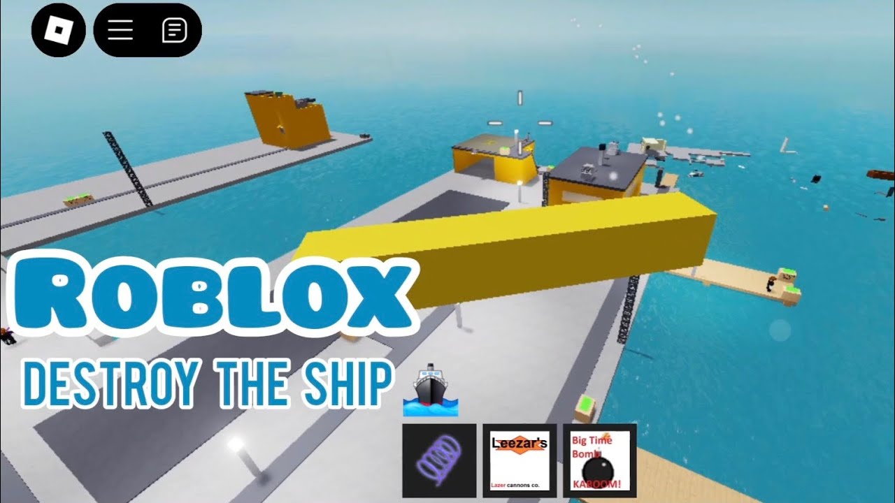 Roblox Destroy the Ship 🚢 | Amazing game Play | Just Gaming 🎮 - YouTube