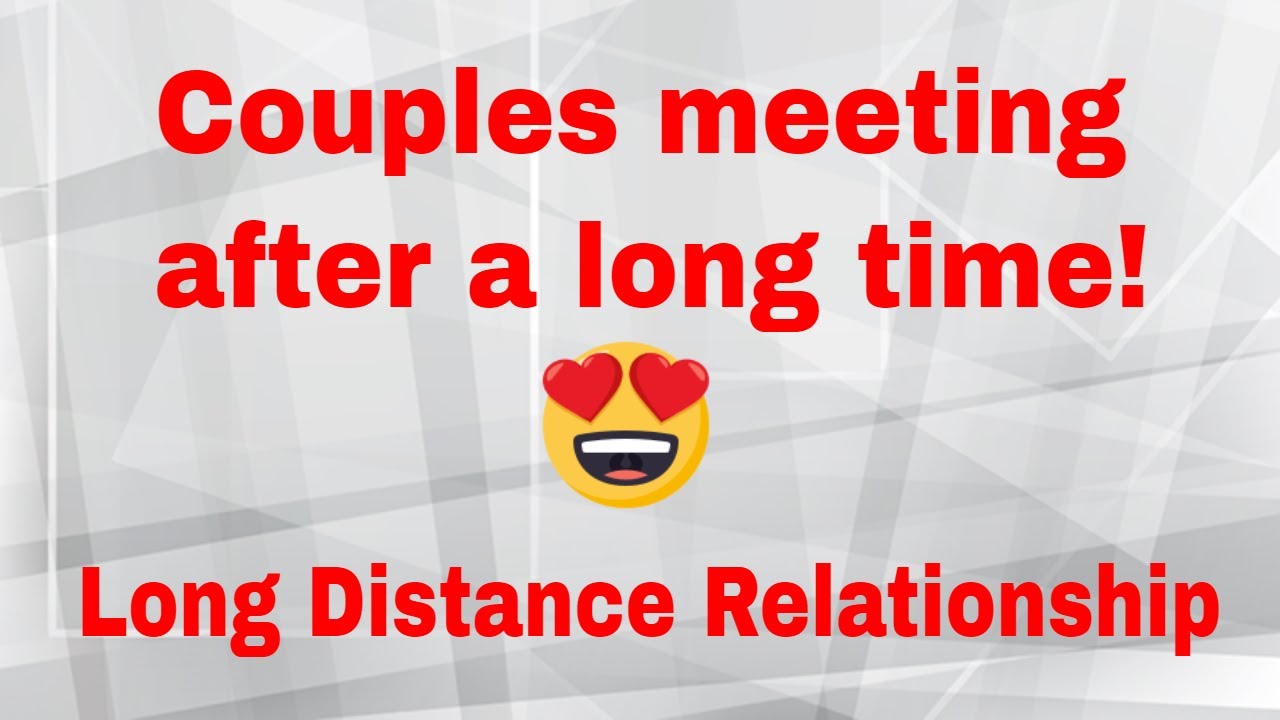 Couples meeting after a long time| long distance relationship #shorts ...