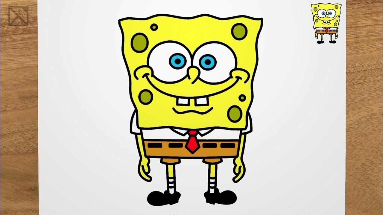 تعليم رسم سبونج بوب سكوير بانتس خطوة بخطوة #تعليم_الرسم - YouTube