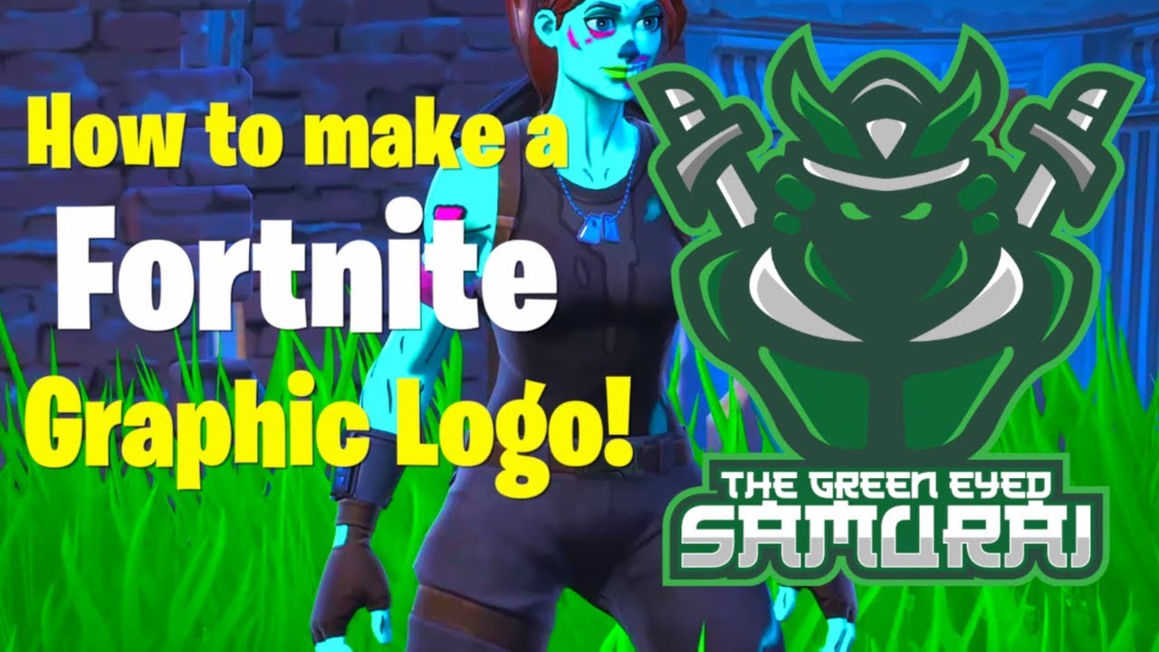 How To Make A Fortnite Graphic Logo - YouTube