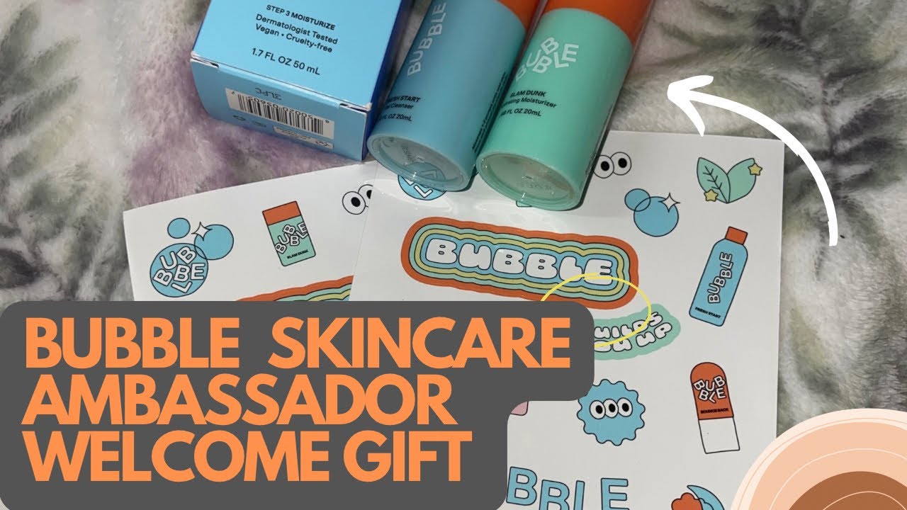 Unboxing My Bubble Skincare Ambassador Welcome Gift! 🎁 - YouTube