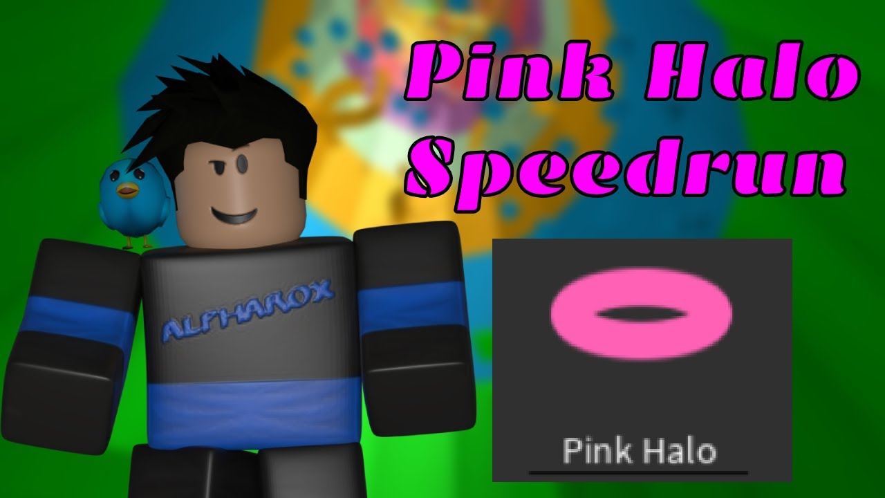 Pink Halo Speedrun Tower of Hell - YouTube