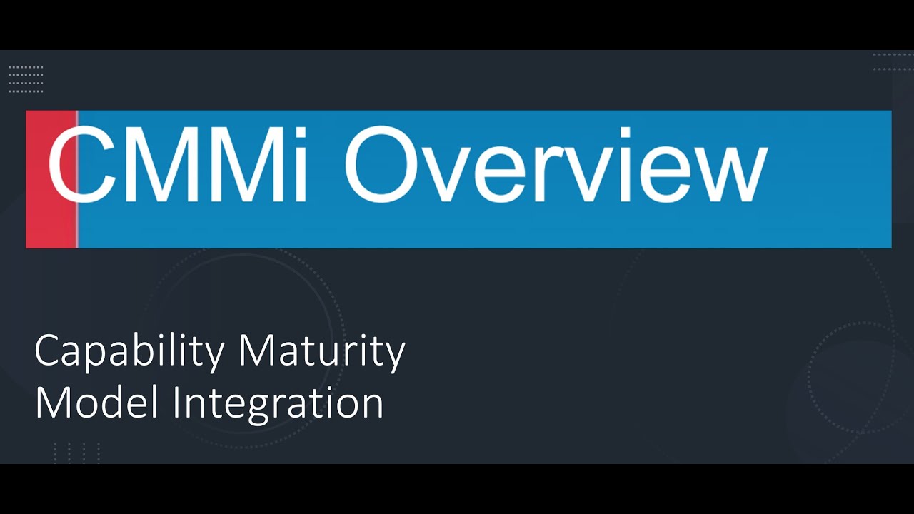CMMI Overview - YouTube