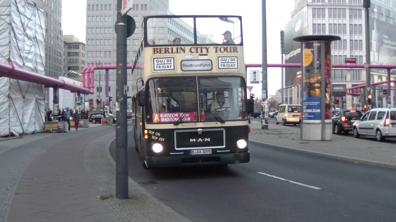 MAN SD200 SD77 in Berlin (Berlin City Tour) [720p] - YouTube