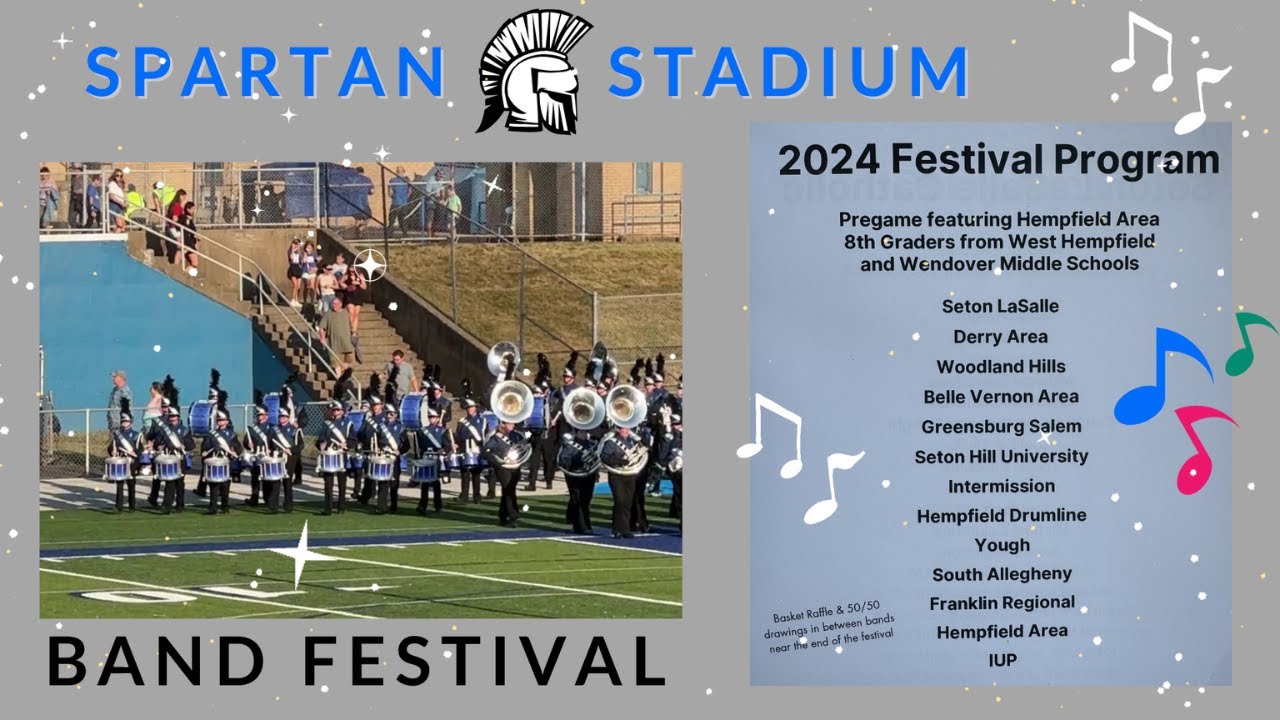 Marching Band Festival 2024 - Hempfield Spartan Stadium - YouTube