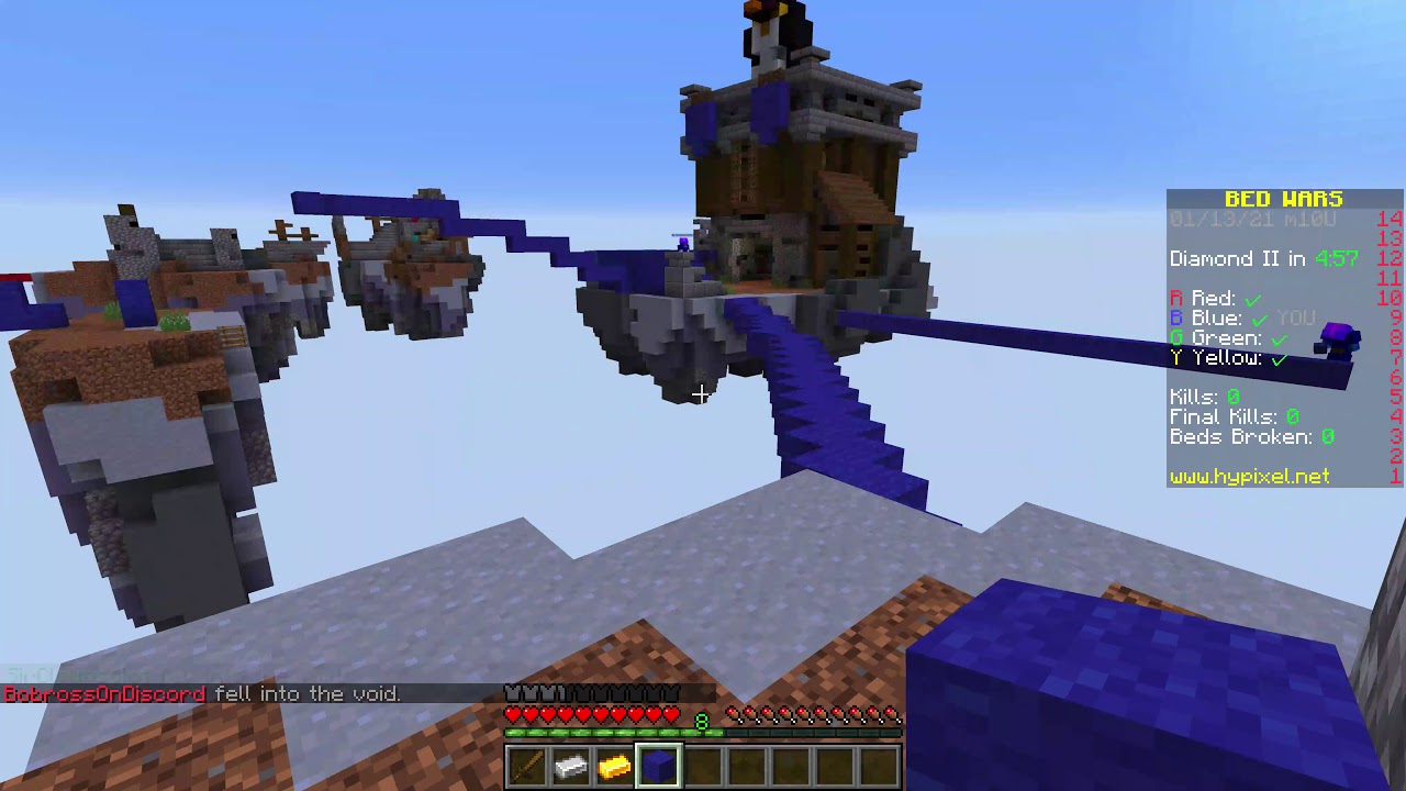 MINECRAFT BEDWARS BIG BASES - YouTube