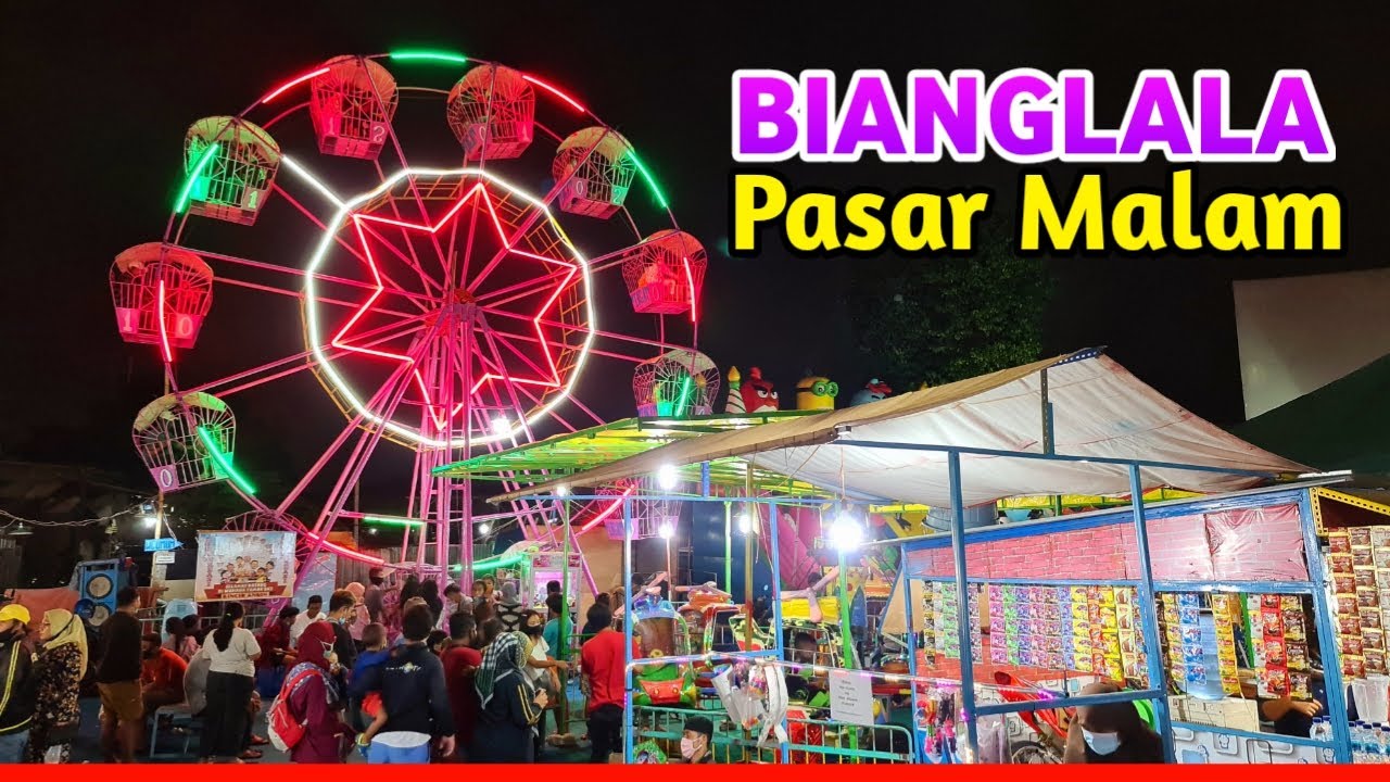 Ada BIANGLALA di Pasar Malam BKT - YouTube