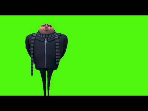 Green screen Despicable me /gun salute / gru - YouTube