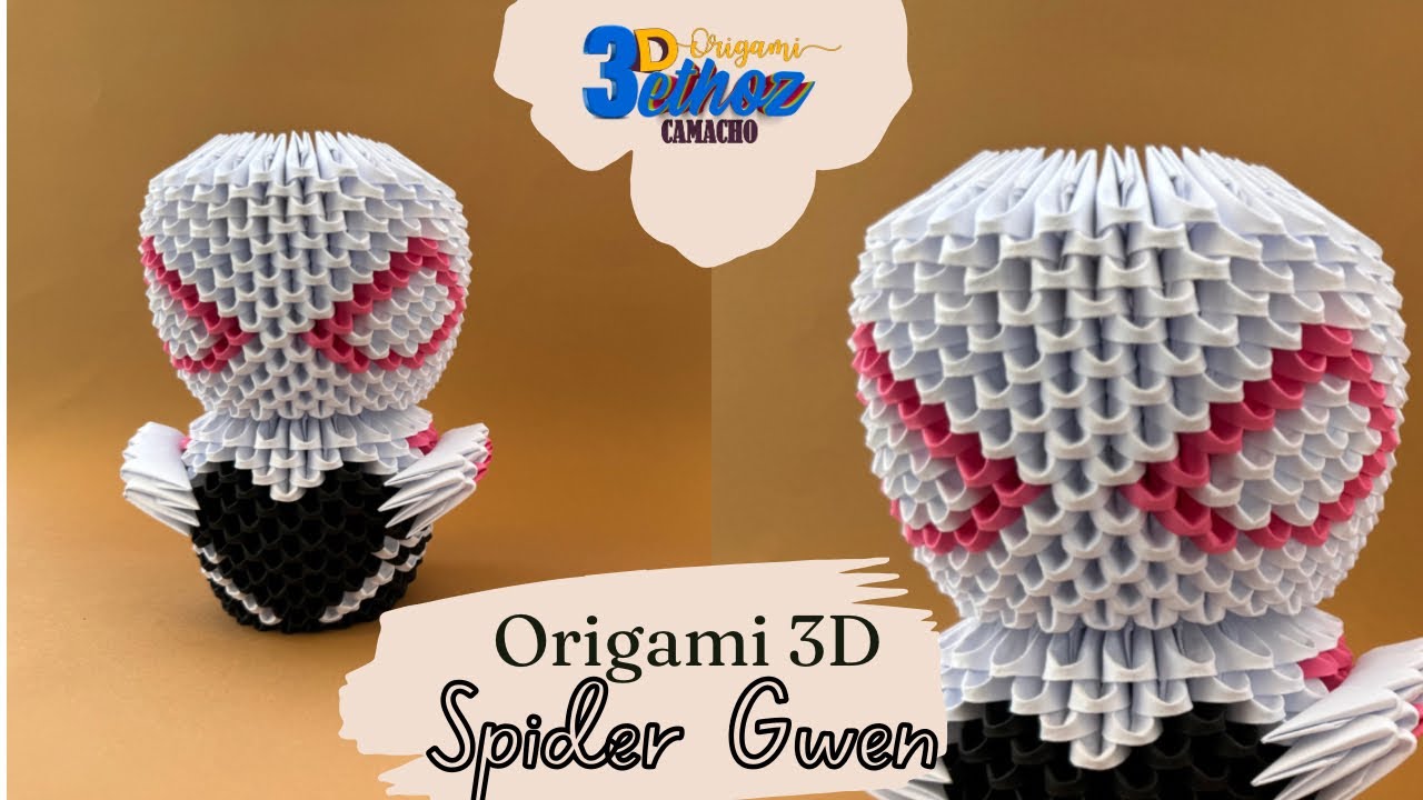 Cómo Hacer a Spider Gwen en Origami 3D 🤍🕷️🕸️ - Bethoz Camacho - YouTube
