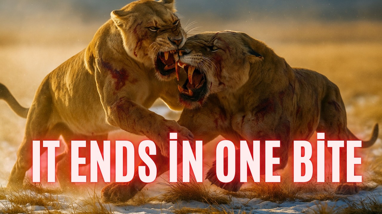 American Lion vs Saber Tooth Tiger – Who Was The Real King Of ICE AGE ...