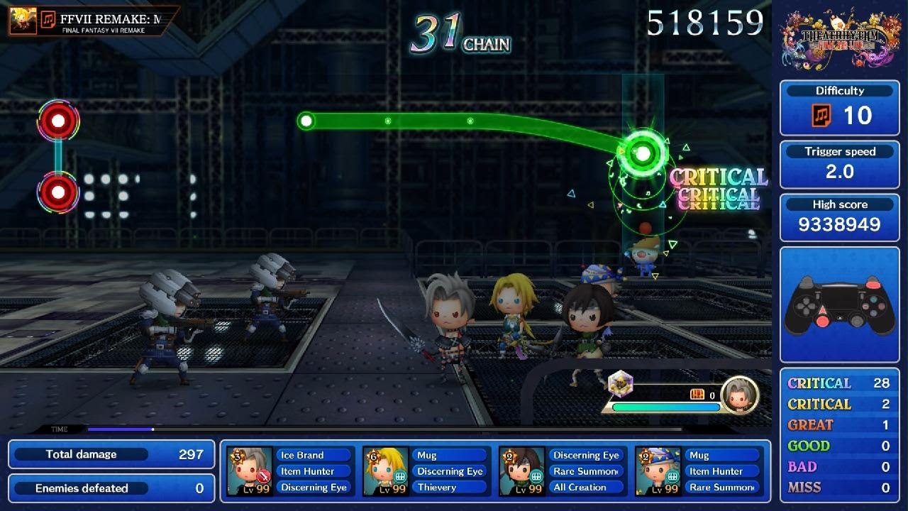 Theatrhythm Final Bar Line - Midgar Expressway (FFVII REMAKE ...
