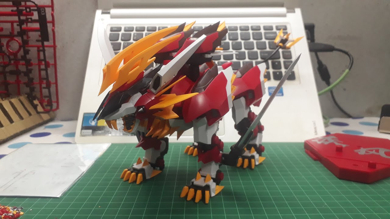 Supernova Zoids Aggressive Hayate Liger Speedbuild - YouTube