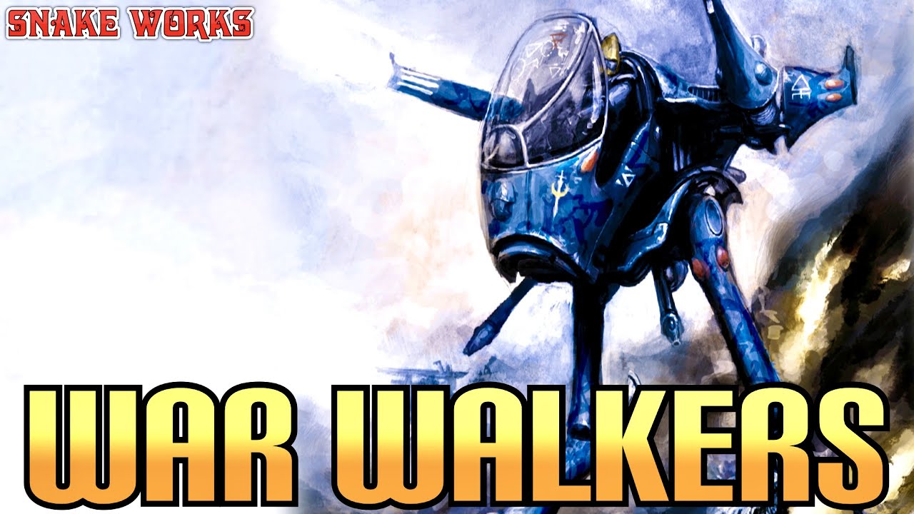 Eldar War Walkers - Warhammer 40k Lore - Aeldari - YouTube
