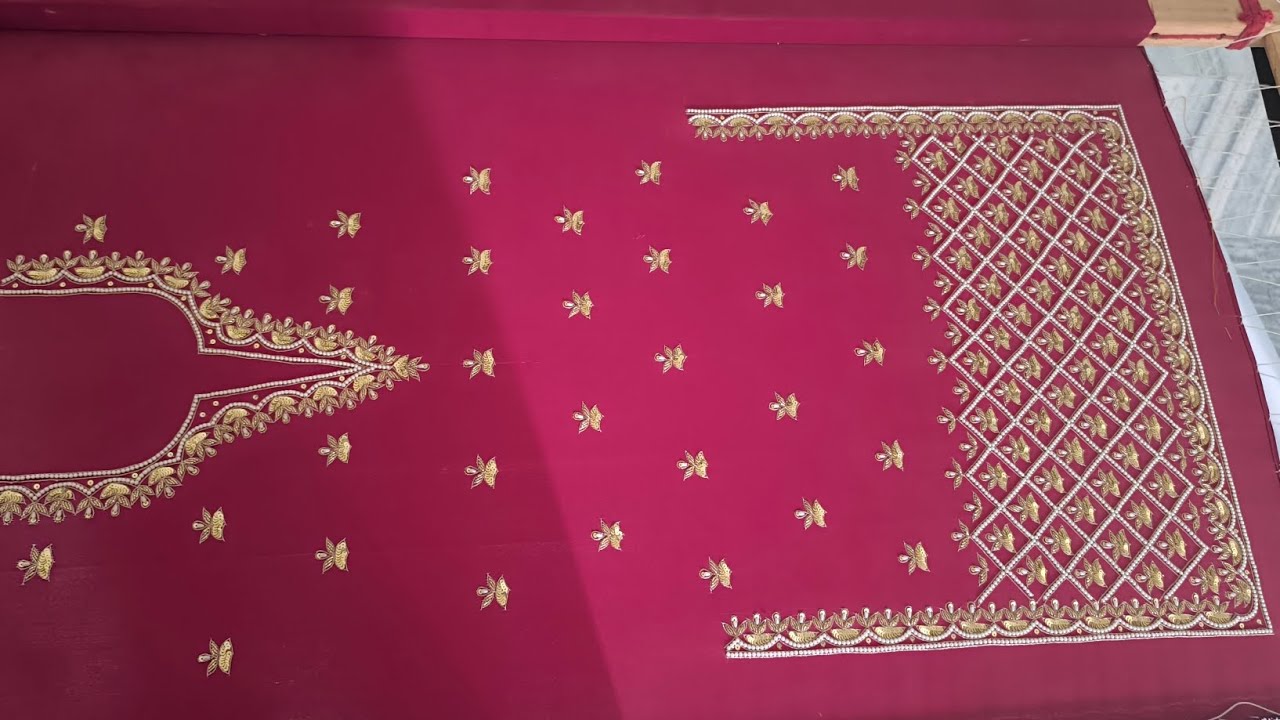 Hand work kadai | hand work suit kadai | butik suit design | hand kadai ...