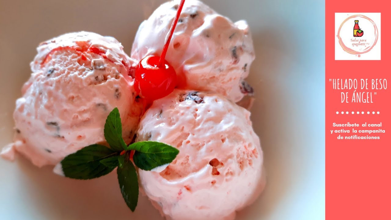 Helado de beso de ángel | Prepáralo en tan solo 5 minutos - YouTube