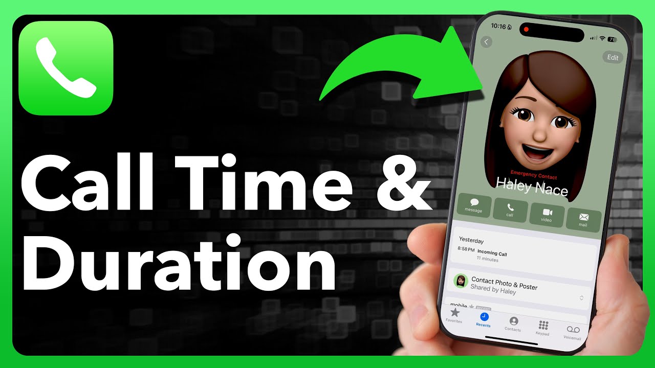 How To Check Exact Time And Duration Of Call On iPhone - YouTube