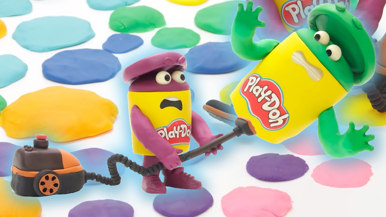 Play Doh Videos | SPLAT! Colour Splat Chaos | Play-Doh Show - YouTube