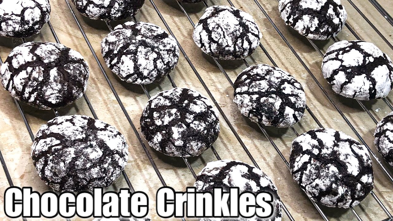 Chocolate Crinkles|Easy Recipe - YouTube