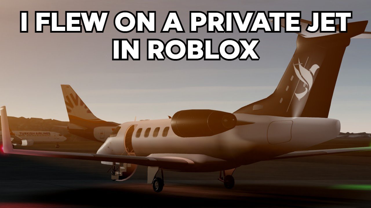 I FLEW ON A PRIVATE JET IN ROBLOX [Avela Executive Flight Review] - YouTube