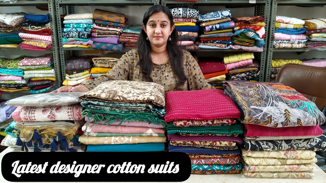latest designer suits🌹Vanaspati Ajrakh hand block cotton suits🌹Hand ...