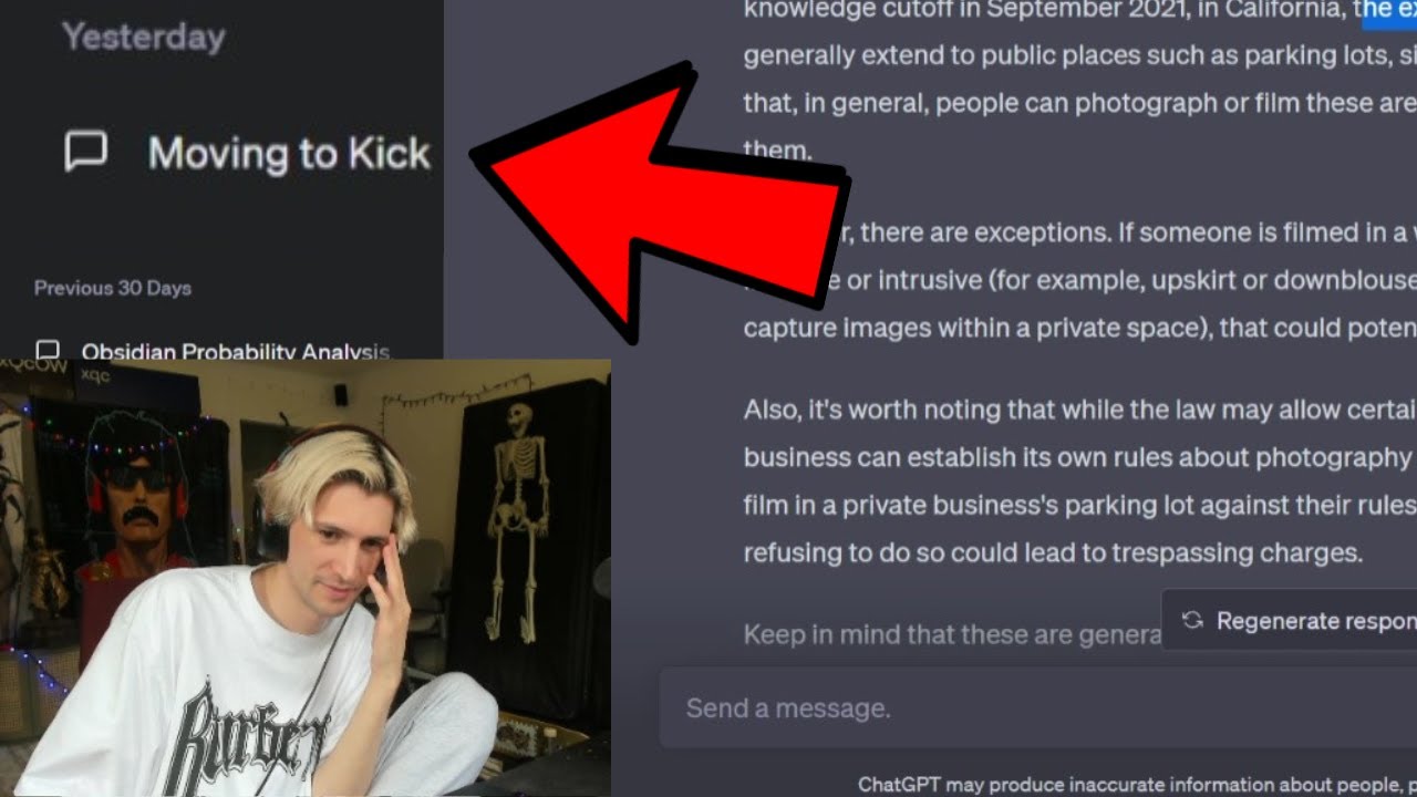 xQc actually leaks that he's moving to Kick - YouTube
