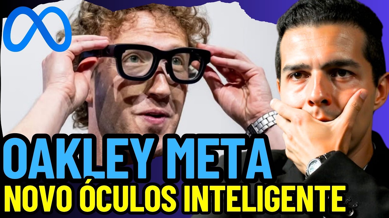 Meta anuncia óculos inteligente em parceria com a Oakley! OAKLEY META ...