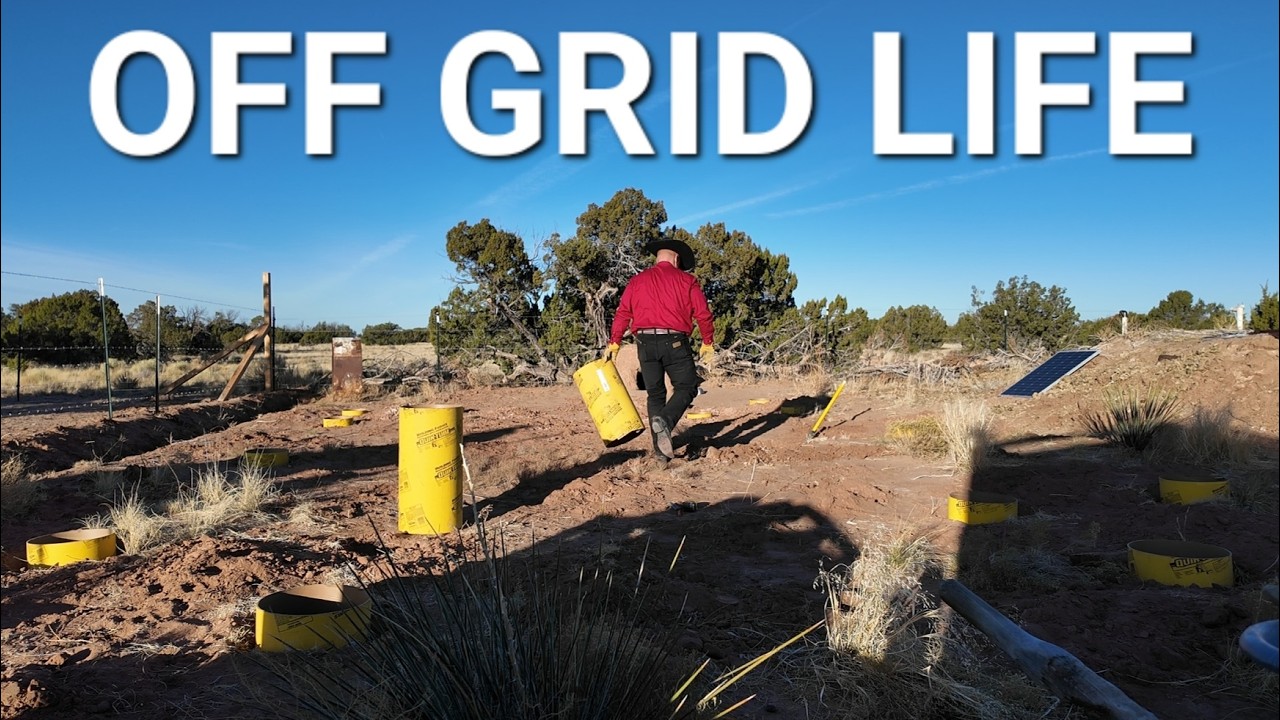 Just a day in my life, living off the grid. - YouTube