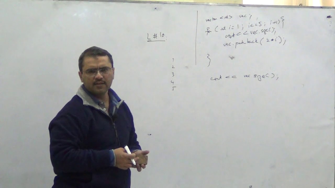 Stl Vectors Continued Data Structures And Algorithms Lec 1030 Urdu 5266