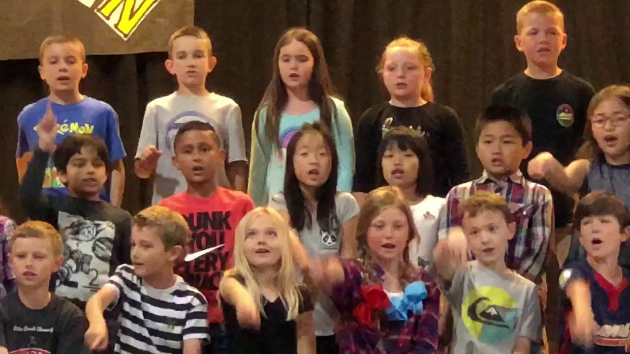 Kaitlyn 3rd grade math assembly - YouTube