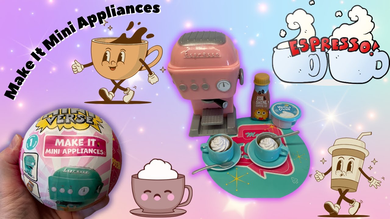 MiniVerse - Make It Mini Appliances: Espresso Machine - Opening and ...