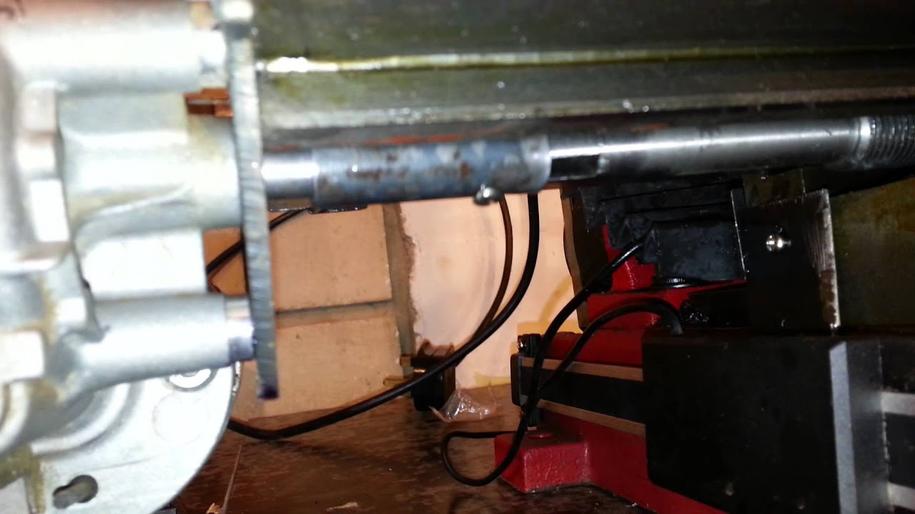 X2 mini Mill Power Feed test 1 part 2 - YouTube
