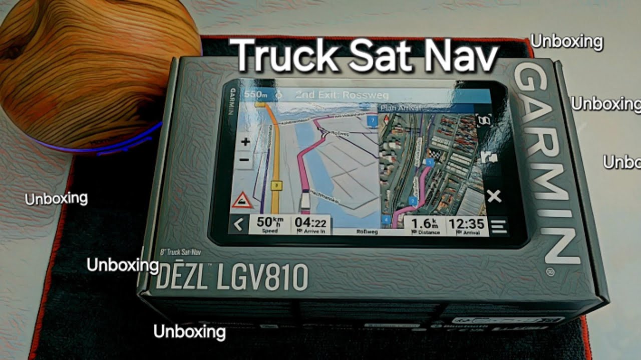 Unboxing Navigator Garmin dēzl™ LGV810 / HGV & Lorry Sat Nav - YouTube
