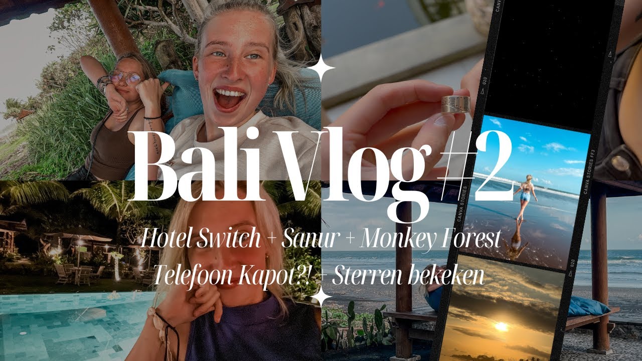 BALI VLOG #2 | Sanur, Telefoon Kapot?!, Hotel aan het Strand! 🇮🇩 | KIMS - YouTube