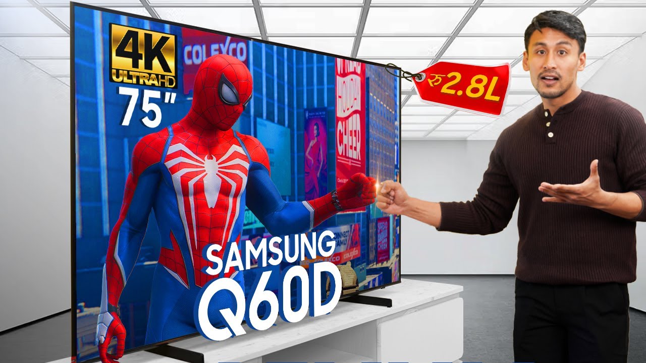 Samsung Q60D Unboxing नेपालीमा: 75-inch QLED 4K TV, राम्रो छ ! - YouTube