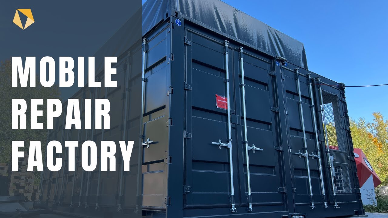 Mobile Repair Factory for Metal 3D Printing and Machining - YouTube