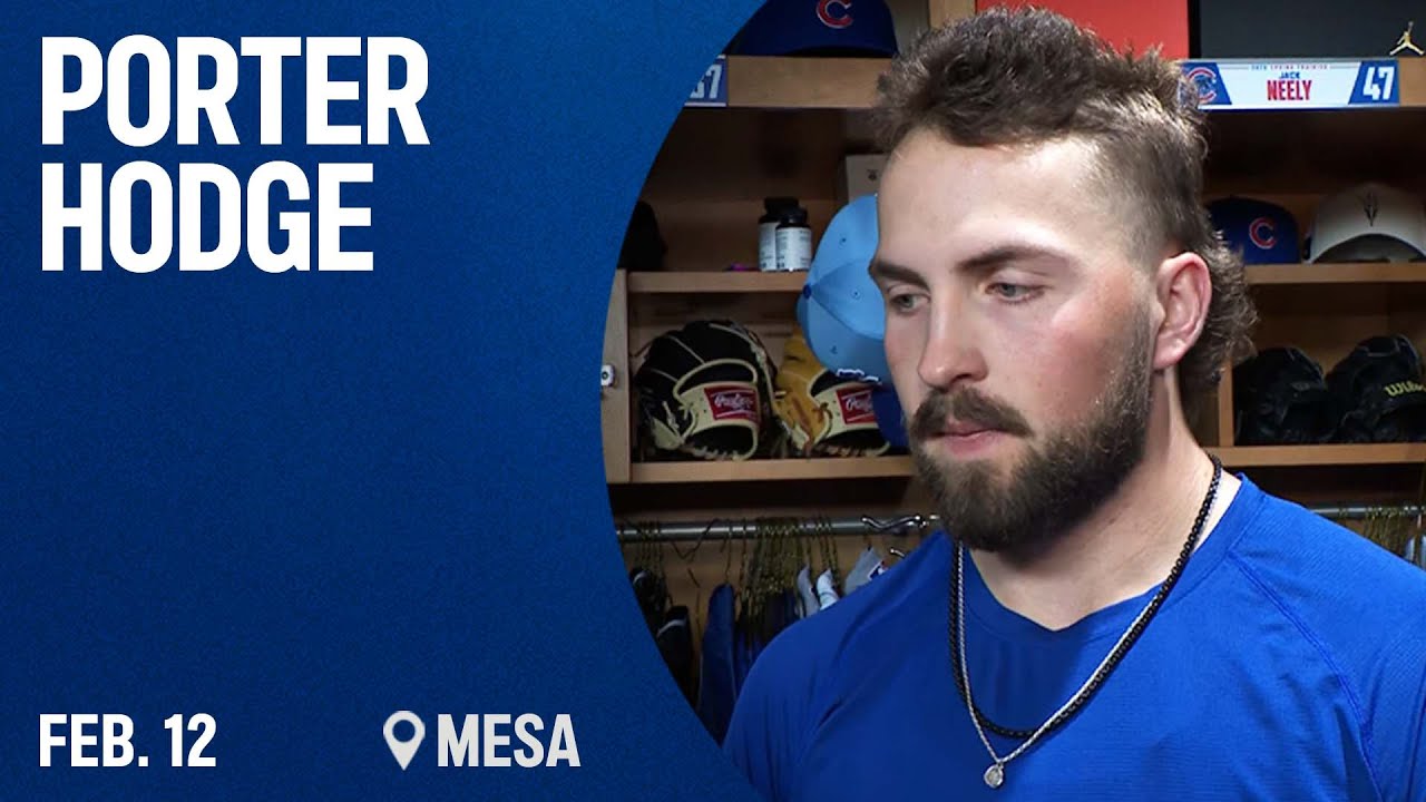 Cubs pitcher Porter Hodge 'excited' to have Ryan Pressly as mentor ...