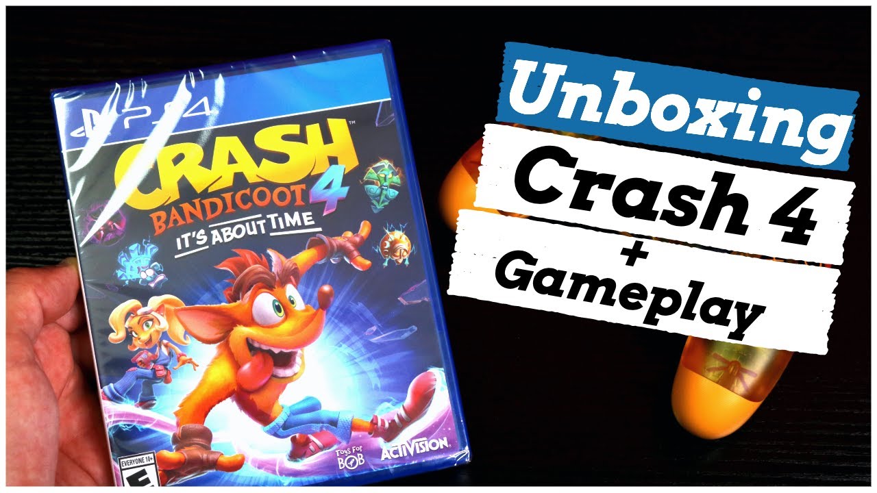 Unboxing Crash Bandicoot 4: It's About Time! + Gameplay PS4 PRO - YouTube