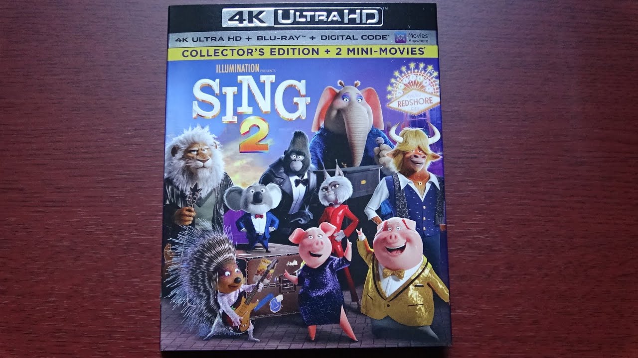 Sing 2 4K Ultra HD Blu-ray Unboxing - YouTube