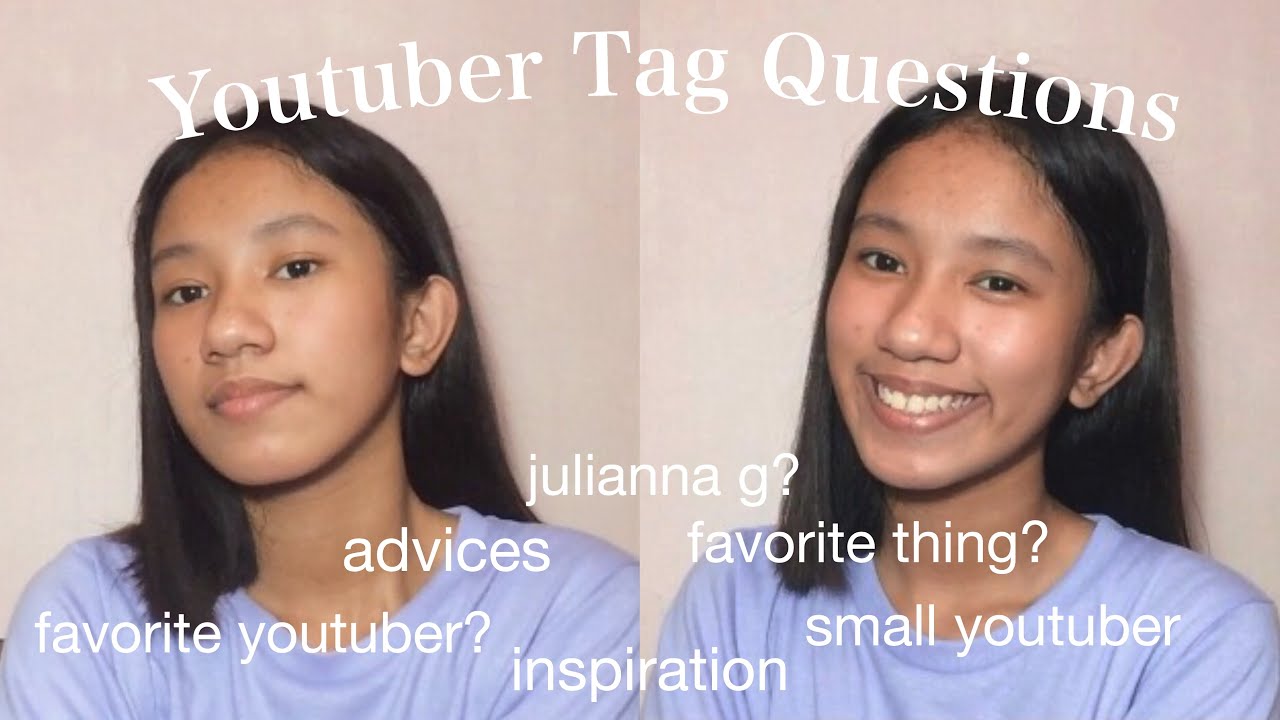 SMALL YOUTUBER TAG QUESTIONS ( TIPS, INSPIRATIONS AND ADVICES ) - YouTube