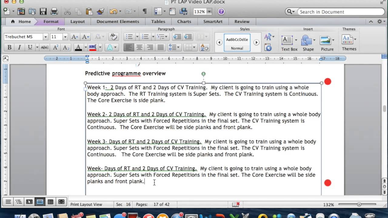 Level 3 Overview of 8 Week Plan - YouTube