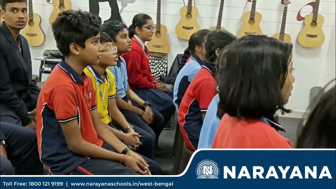When Music Meets Learning at Narayana School - Bally - YouTube
