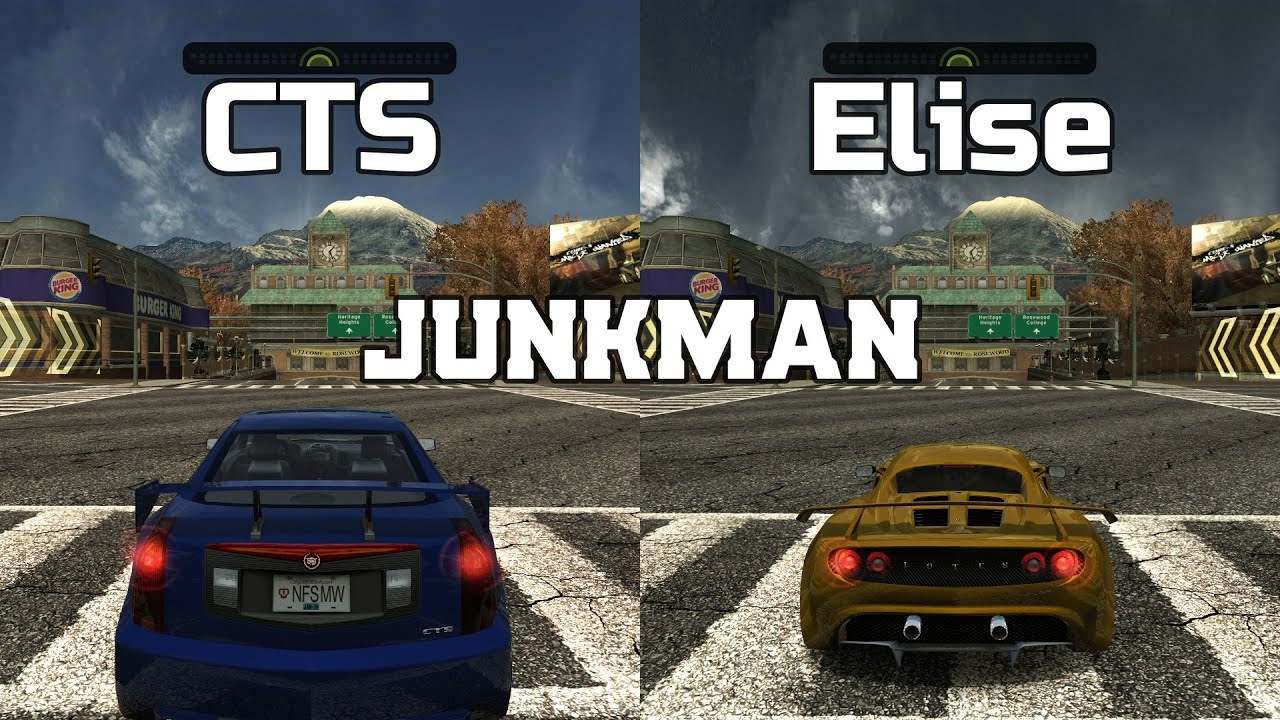 Cadillac CTS vs Lotus Elise - NFS MW Redux V3 - WHICH IS FASTEST ...