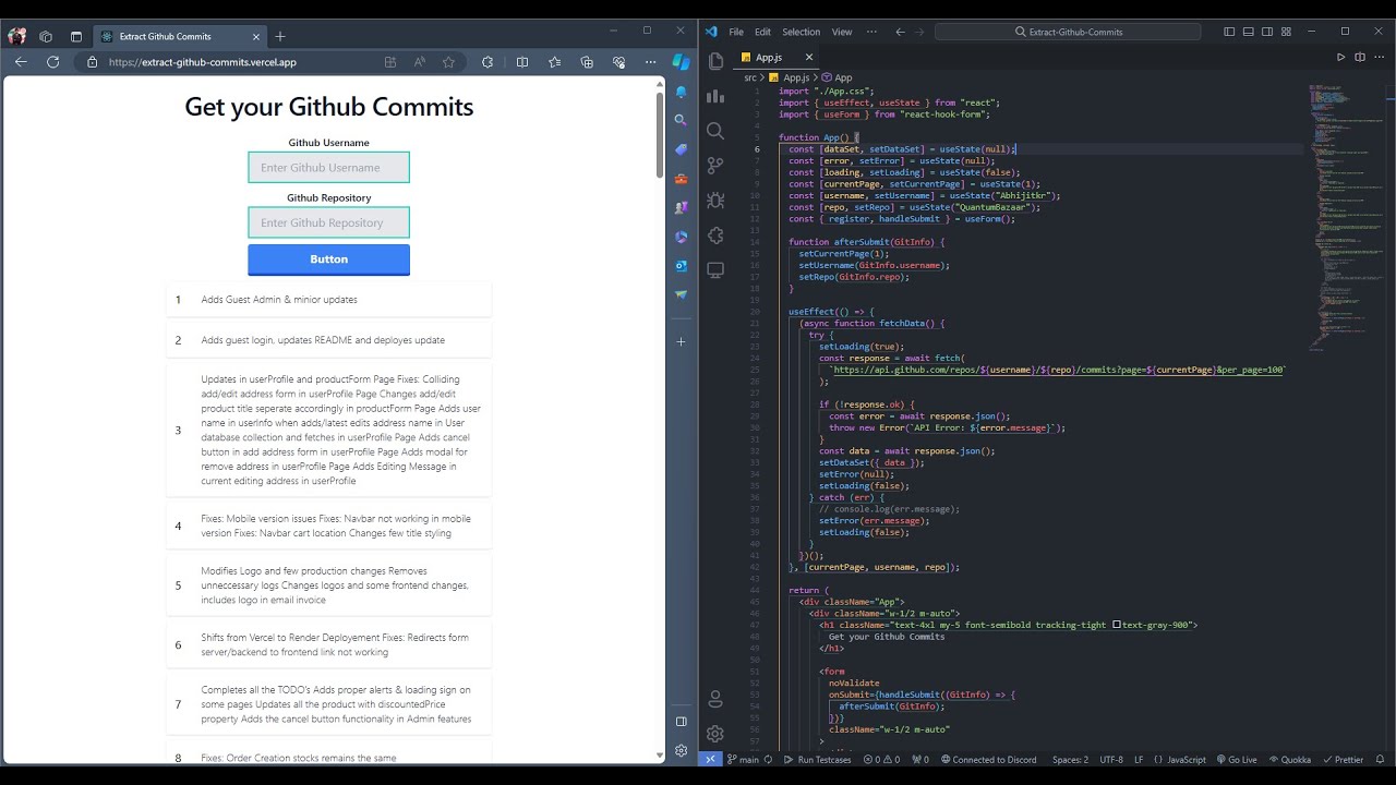 GitHub Commit Extractor: Streamlining Commit Message Retrieval with ...
