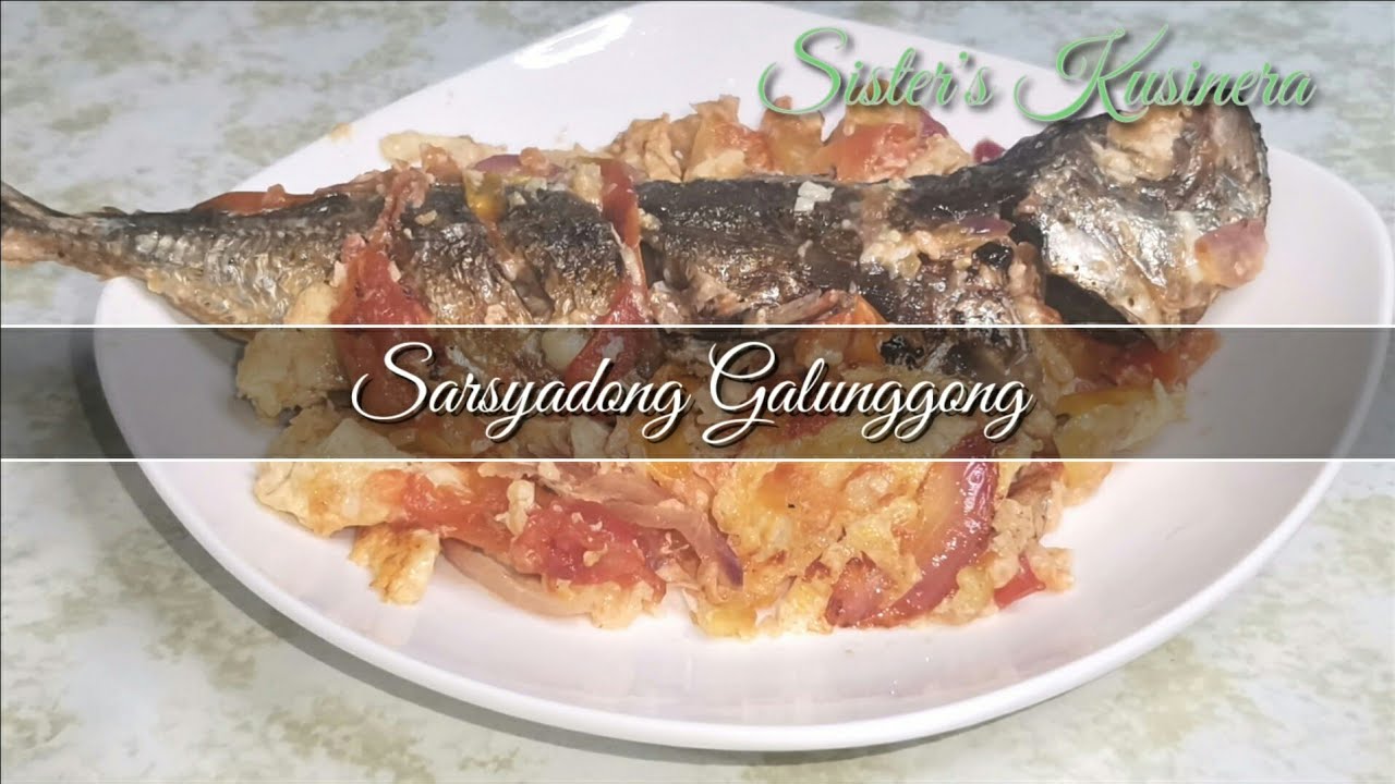 Sarsyadong Galunggong | wow simple lang | kinamatisang Galunggong ...