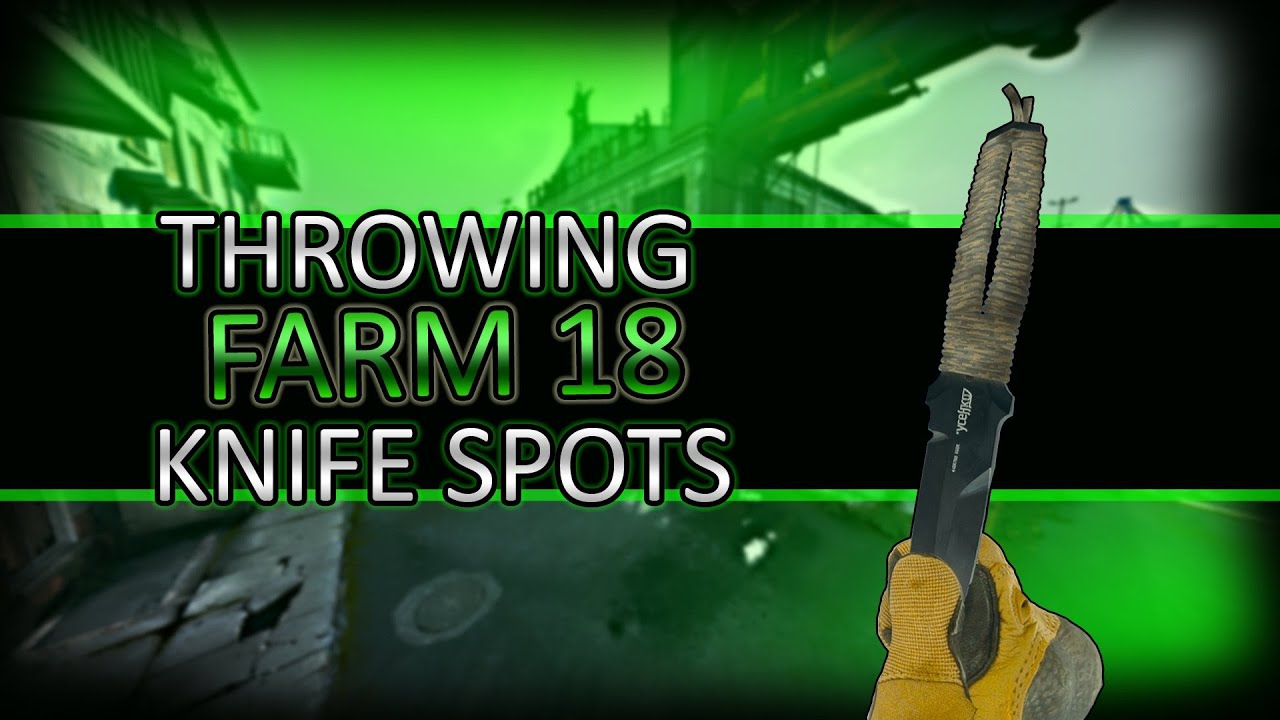 Farm 18 Throwing Knife Bankshot Spot Tutorial | Modern Warfare II - YouTube
